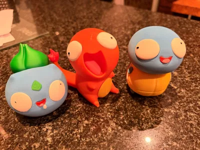 Wise Pokemon Bulbasaur multi-color parts no AMS - Free 3D Print Model ...