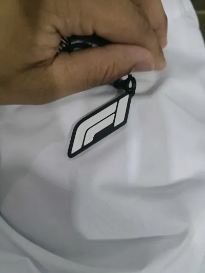 Keyring F1 Logo by Evangelle MakerWorld: Download Free 3D Models