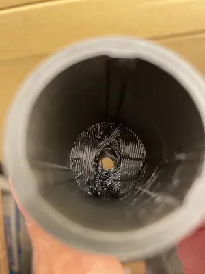 Dyson V6 Zipper bag funnel / Filament Vacuum Bag Adapter Remixed by o ...