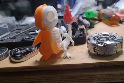 Charmander pokemon Skeleton action Figure - Free 3D Print Model ...