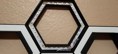 LED Hexagon Panels and Shelfs by FunkyArt MakerWorld: Download Free 3D Models