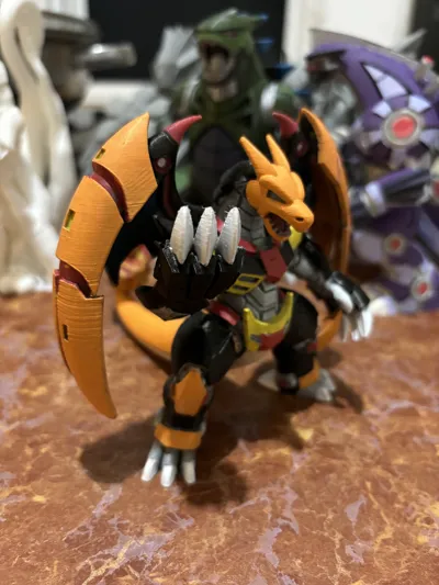Mecha Pokemon Series ‧ Charizard Full-Body Statue by AT62 MakerWorld ...
