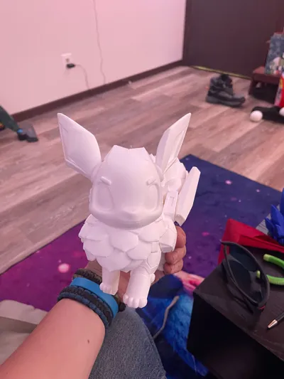 Mecha Pokemon Series ‧ Eevee Full-Body Statue - Free 3D Print Model ...