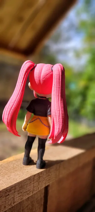 Kpop Demon Hunters Mira chibi style - Free 3D Print Model - MakerWorld