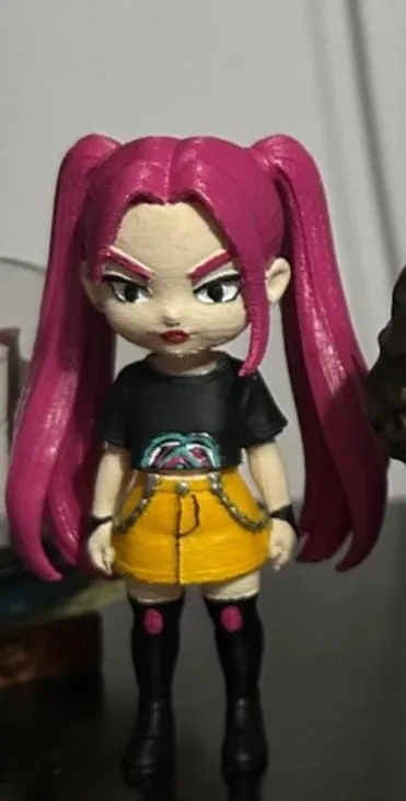 Kpop Demon Hunters Mira chibi style - Free 3D Print Model - MakerWorld