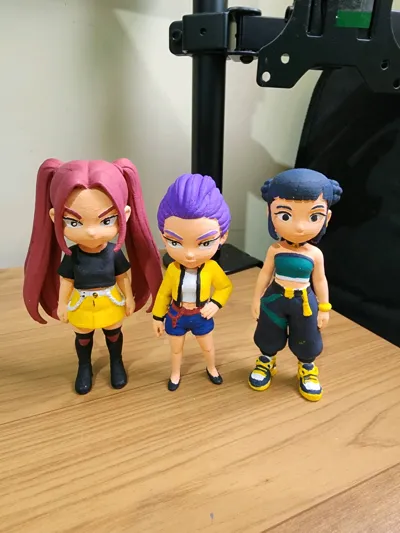 Kpop Demon Hunters Mira chibi style - Free 3D Print Model - MakerWorld
