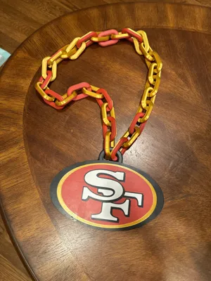 San Francisco 49ers Pendant and Chain by samungerer - MakerWorld
