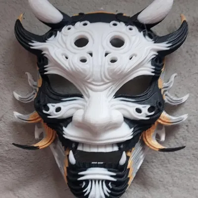 可穿戴面具合集 | Oni (鬼) 来自 ProtoBit MakerWorld：免费下载 3D 模型