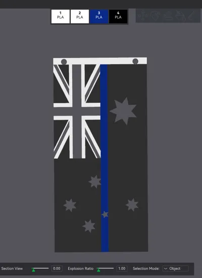 Tattered American Flag - Vertical Display - Free 3D Print Model ...