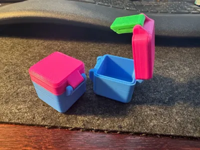 Customizable Snap-Lock Box (Parametric) - Free 3D Print Model - MakerWorld