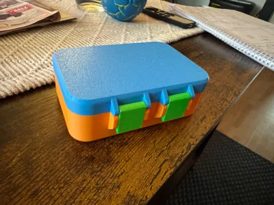 Customizable Snap-Lock Box (Parametric) - Free 3D Print Model - MakerWorld
