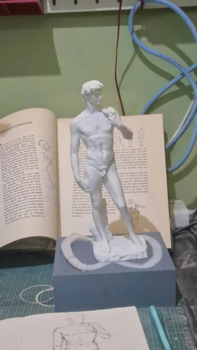 Michelangelo's David Statue 3D Scan Replica - Free 3D Print Model ...