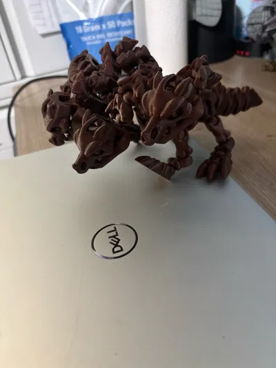 Hydra Skeleton Dragon by PinkyWings MakerWorld: Download Free 3D Models