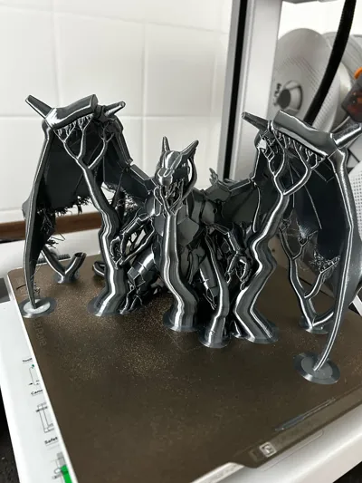 Mecha Pokemon Series: Mighty Charizard Statue - Free 3D Print Model ...