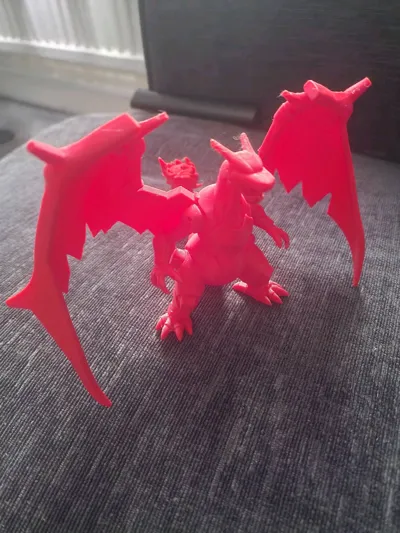Mecha Pokemon Series: Mighty Charizard Statue - Free 3D Print Model ...