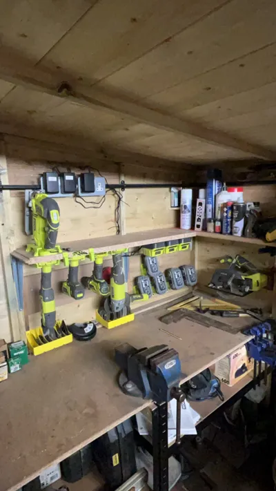 Ryobi Tool Holder by PZI 3D MakerWorld: Download Free 3D Models