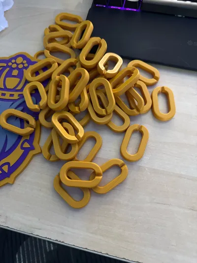 Oversized Chain Links - Free 3D Print Model - MakerWorld