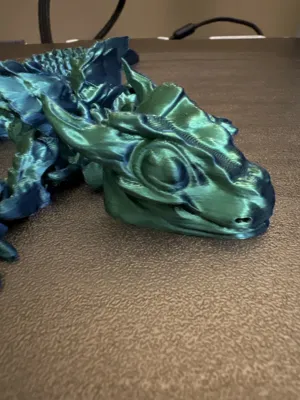 Glorious Baby Dragon - Articulated Print in Place - Free 3D Print Model ...