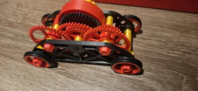 Spring Car – Wind-up Mechanism - 4x4 - Free 3D Print Model - MakerWorld
