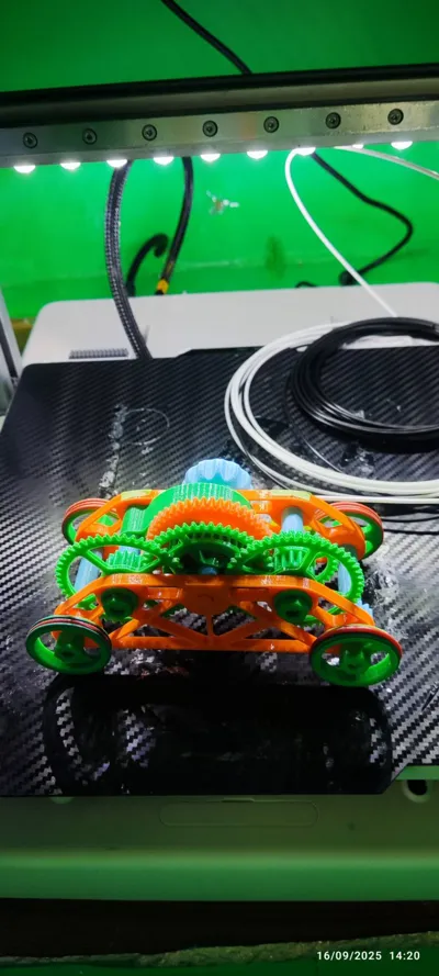 Spring Car – Wind-up Mechanism - 4x4 - Free 3D Print Model - MakerWorld