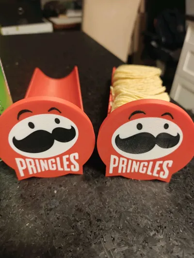 Pringles Tray and lid - with new logo - Free 3D Print Model - MakerWorld