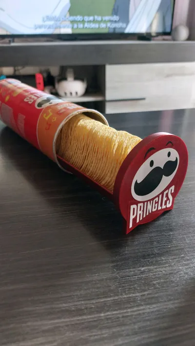 Pringles Tray and lid - with new logo - Free 3D Print Model - MakerWorld