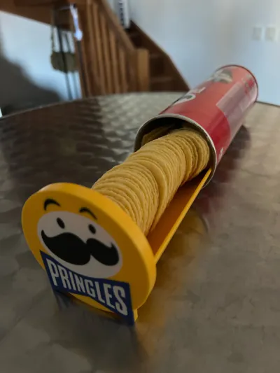 Pringles Tray and lid - with new logo - Free 3D Print Model - MakerWorld