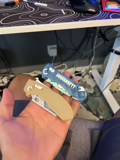 Automatic Side-Opening Knife - Auto-Deploy by Trent Studio MakerWorld: Download Free 3D Models