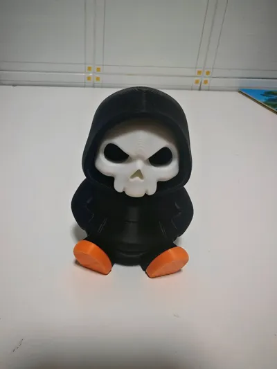 Street Skull Halloween 3D Action Figure - Free 3D Print Model - MakerWorld