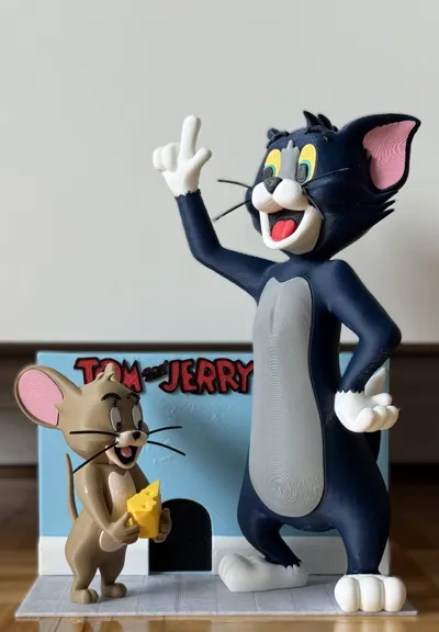Base for Tom and Jerry - Free 3D Print Model - MakerWorld