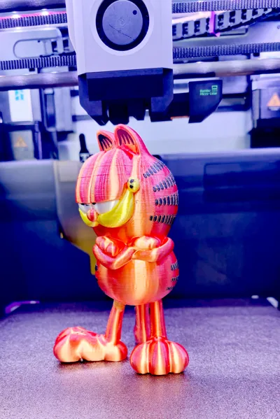 Garfield - MMU by reddadsteve MakerWorld: Download Free 3D Models