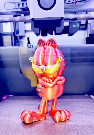 Garfield - MMU by reddadsteve MakerWorld: Download Free 3D Models