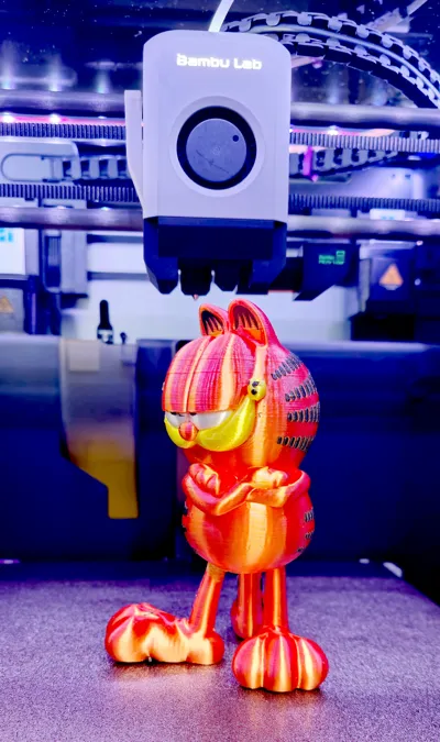 Garfield - MMU by reddadsteve MakerWorld: Download Free 3D Models