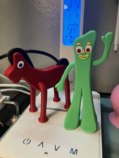 Gumby and Pokey by reddadsteve MakerWorld: Download Free 3D Models
