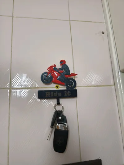 Motorcycle Keyhanger - Free 3D Print Model - MakerWorld