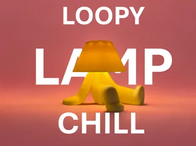 LOOPY LAMP - ANGRY (LED LAMP KIT - MH001 - KC007) - Free 3D Print Model ...