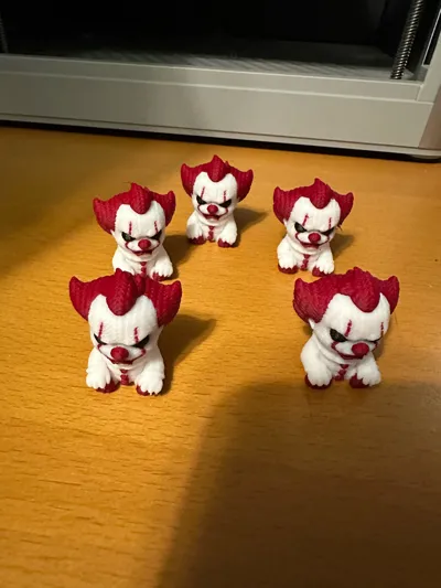 Knitted Horror Clown - Free 3D Print Model - MakerWorld