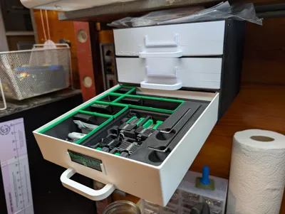 Customizable Gridfinity drawer chest - Free 3D Print Model - MakerWorld