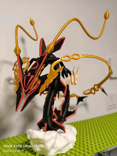 384-mega Rayquaza-no AMS-Pokemon - Free 3D Print Model - MakerWorld