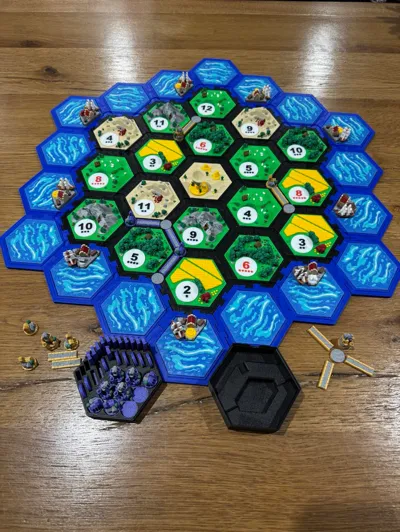 Settlers of Catan:Base Game & 5-6 Player Expansion Remixed by ...