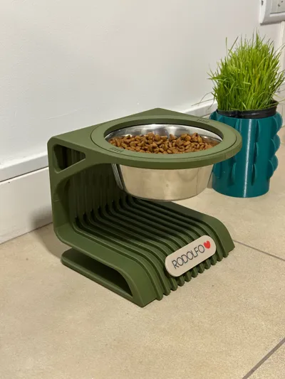 Onami Pet Food Bowl Raiser Stand - Free 3D Print Model - MakerWorld