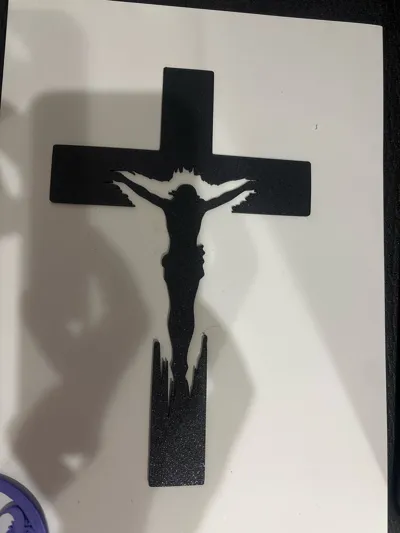 Jesus cross wall art - Free 3D Print Model - MakerWorld