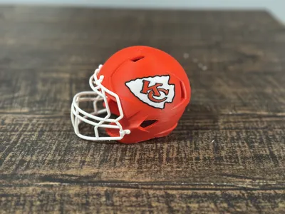 KC Chiefs Helmet by KC Customs MakerWorld: Download Free 3D Models