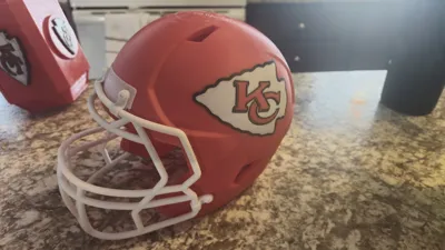 KC Chiefs Helmet by KC Customs MakerWorld: Download Free 3D Models