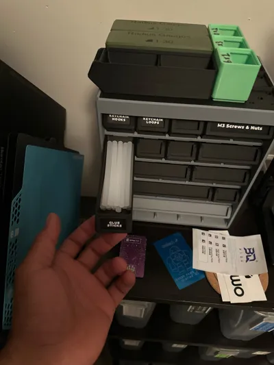 Modular Gridfinity sorting box system - HSW SKADIS - Free 3D Print ...