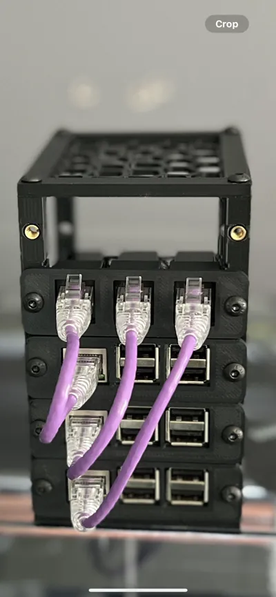 Raspberry Pi 4 & 5 Mini Server Rack Case by jonthemiller MakerWorld ...