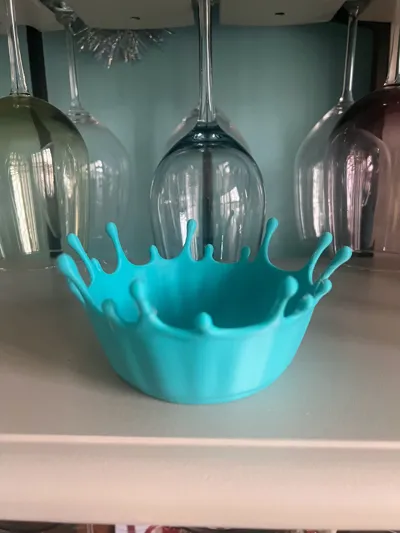 Catch-All Bowl - Water Splash - Free 3D Print Model - MakerWorld