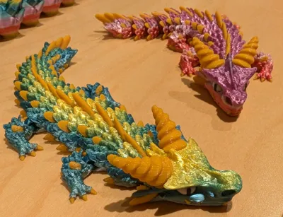 Emberling - Articulated Mini Dragon by hollowmaker MakerWorld: Download ...