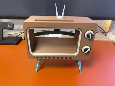 Retro TV Enclosure for Echo Show 5 (Gen 3) - Free 3D Print Model ...