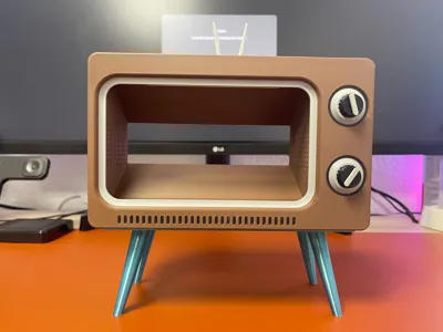 Retro TV Enclosure for Echo Show 5 (Gen 3) - Free 3D Print Model ...